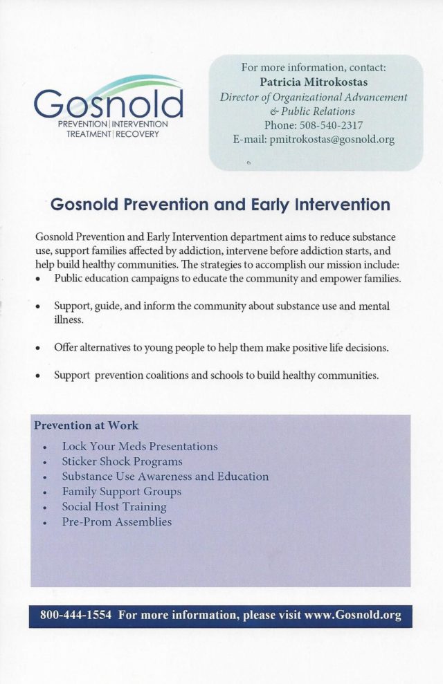 Gosnold Brochures - otf.plymouthda.com